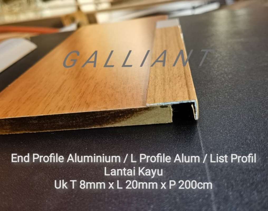Promo End Profile Aluminium / lis profil aksesoris lantai parket kayu ...