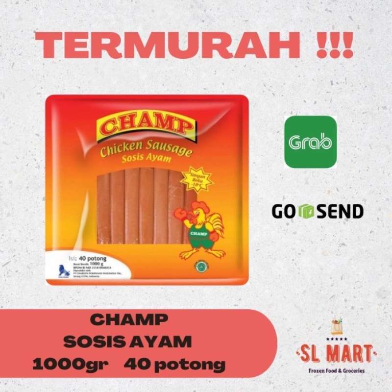 Jual Champ Chicken Sausage 1 Kg Termurah - Harga Grosir Terupdate Hari ...