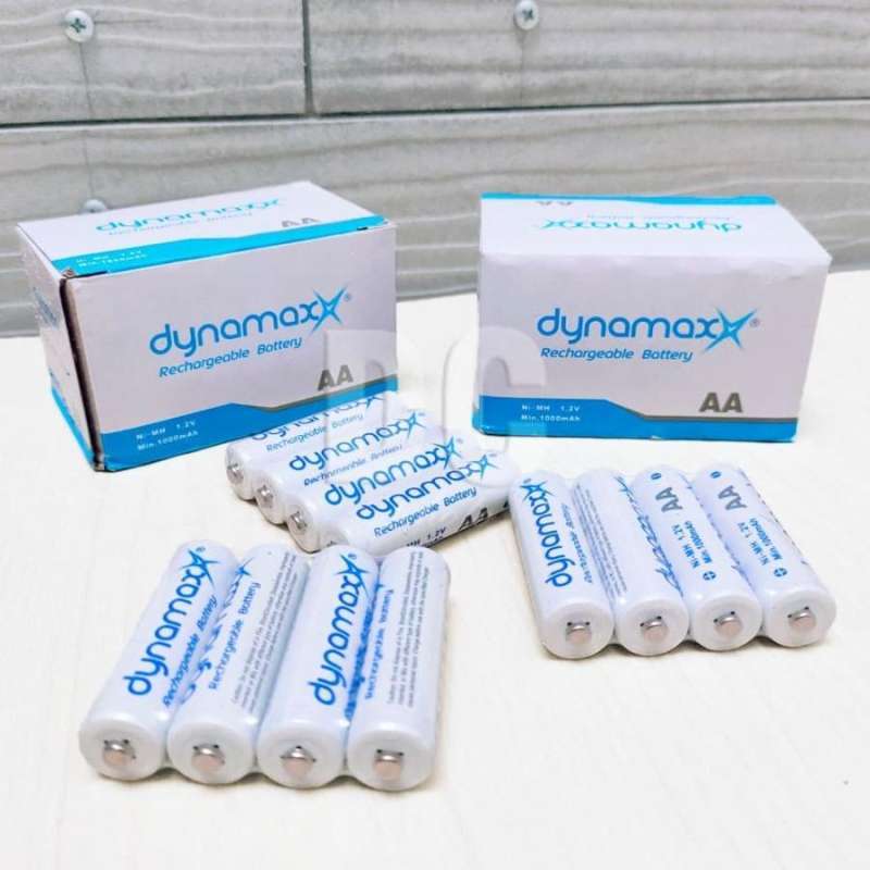 Jual Baterai Dynamax Aa Rechargeable|harga Per Pcs|baterai Charge Cas Aa - Aa1000mah Dynmx Di ...
