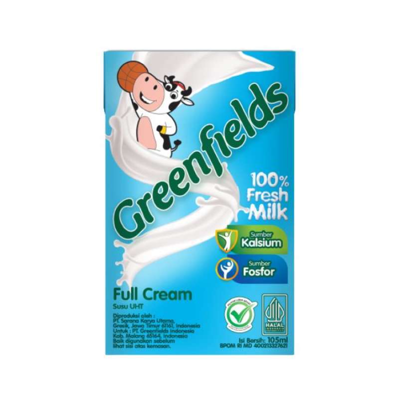 Promo Greenfields Uht Milk Full Cream [105 Ml] Diskon 5% Di Seller ...