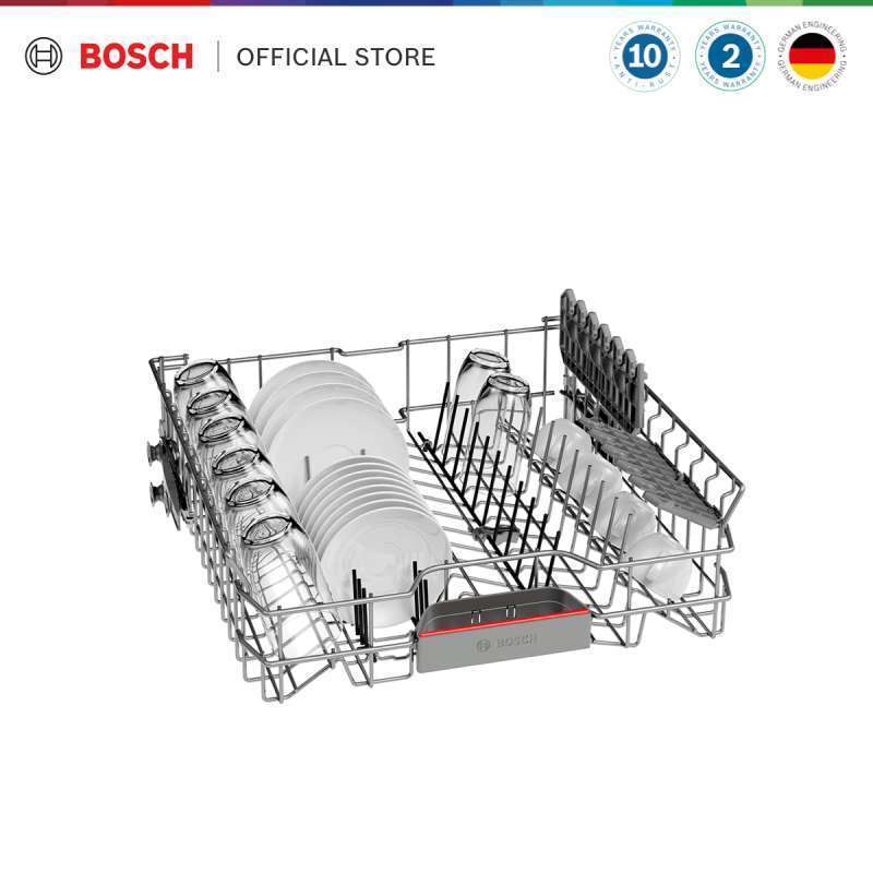 Promo Bosch Free-standing Dishwasher 60 cm SMS46GI01P Serie 4 Sliver ...