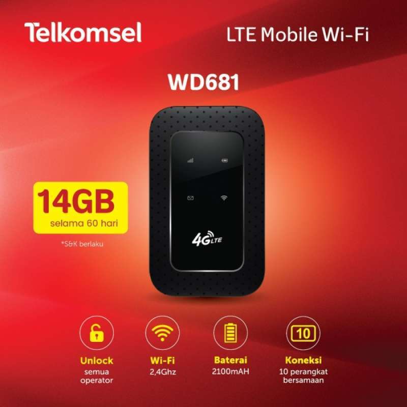 Promo Modem Jio Wd681 Mifi Wifi Telkomsel Unlock All Operator Diskon 23 ...