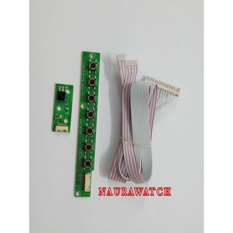 Promo Tombol Menu Key 7 Sensor Ir Kabel Untuk Lcd Led Tv Universal ...