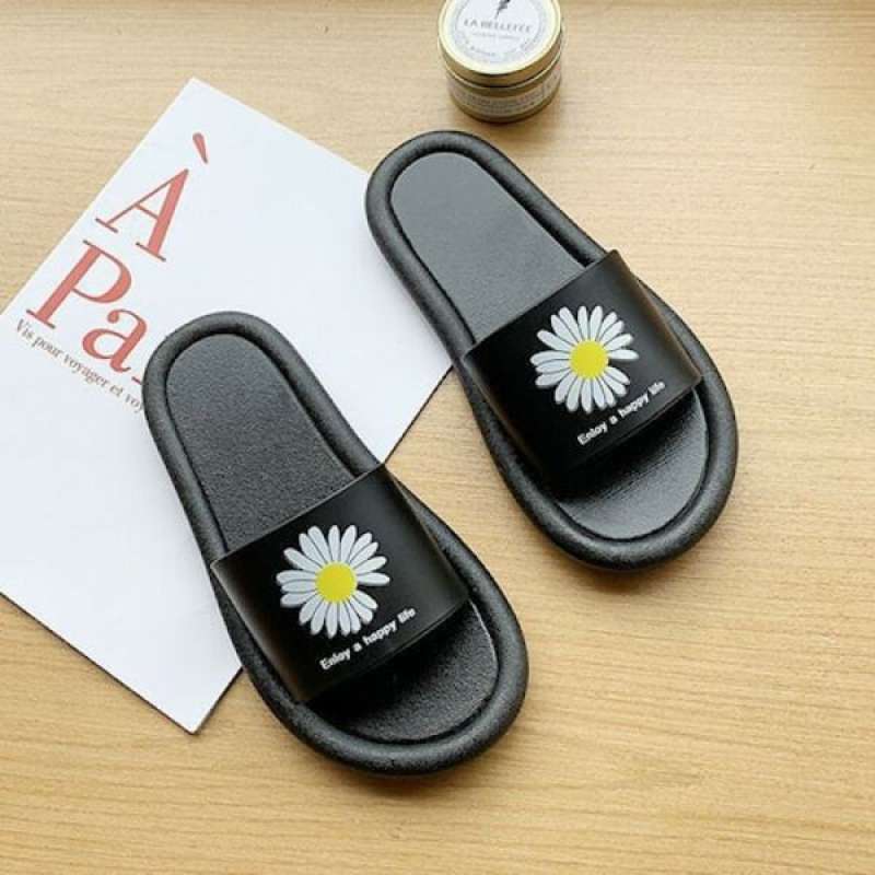 Promo Sandal Spon Sandal Wanita Karakter Bunga Matahari Sg42 - 40 ...
