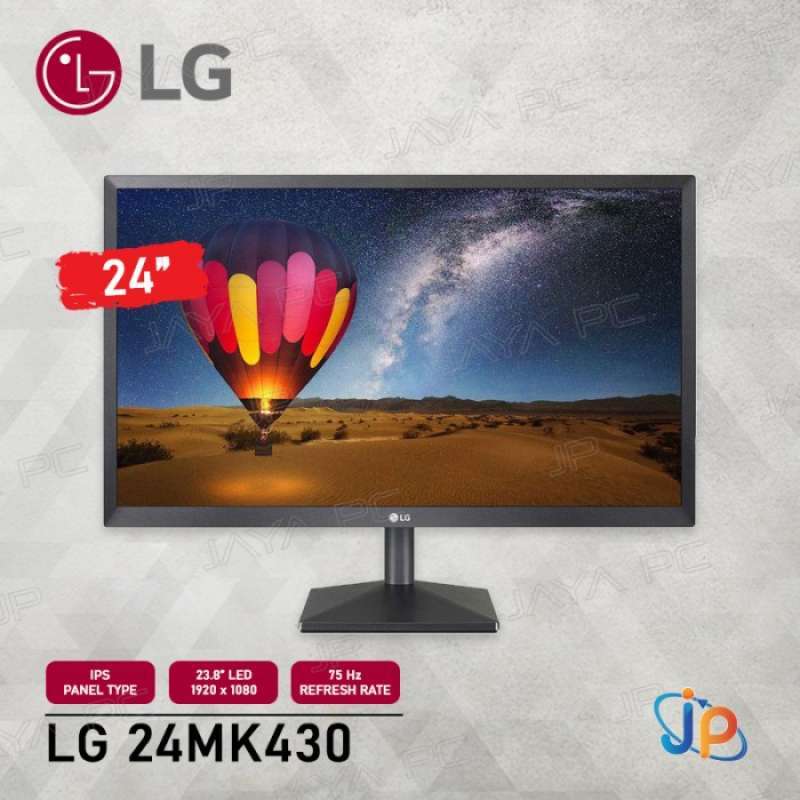 Promo Monitor LG LED IPS LG 24MK430/ 24MK430H-B - Full HD 24 Inch ...