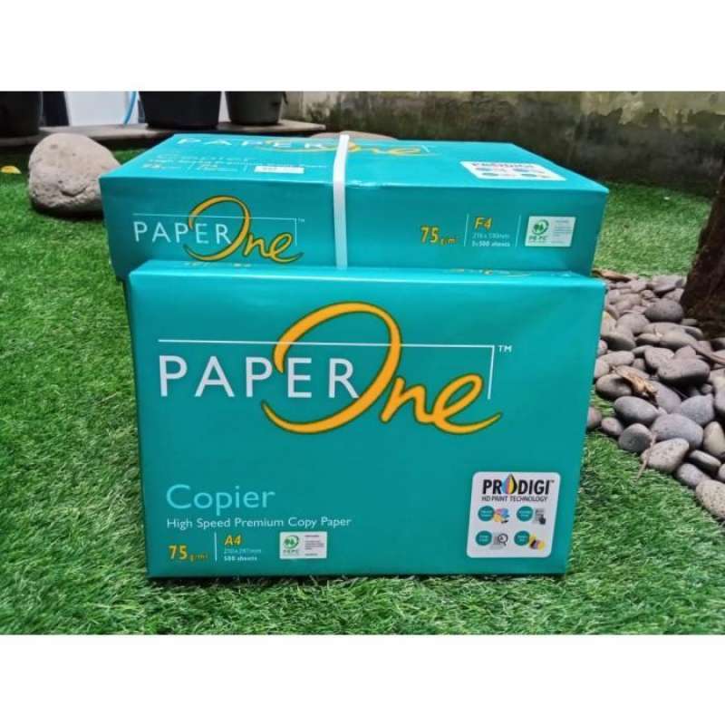 Jual Kertas HVS A4 Putih 75 gram 1 Rim Murah Paper One di Seller Sinar ...