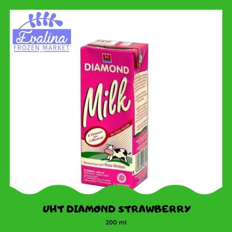 Jual Susu Diamond Uht Milk Strawberry 200ml (4pack) Di Seller Evalina Market - Mojolangu, Kota ...