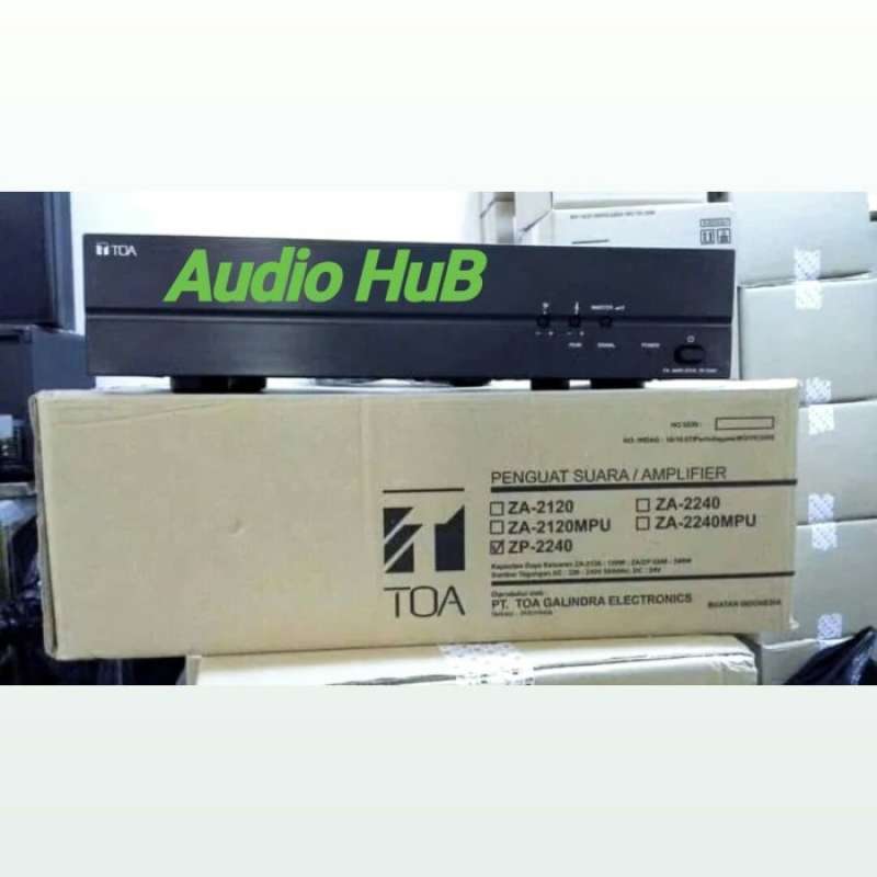 Promo POWER AMPLIFIER TOA ZP 2240 240 WATT AMPLI ZP2240 Diskon 23% di Seller Focus ID - Cilandak ...