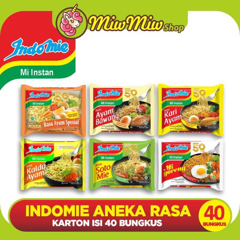 Promo Indomie - Mie Instant / Mi Instan ( Karton/ Dus Isi 40 Bungkus ...