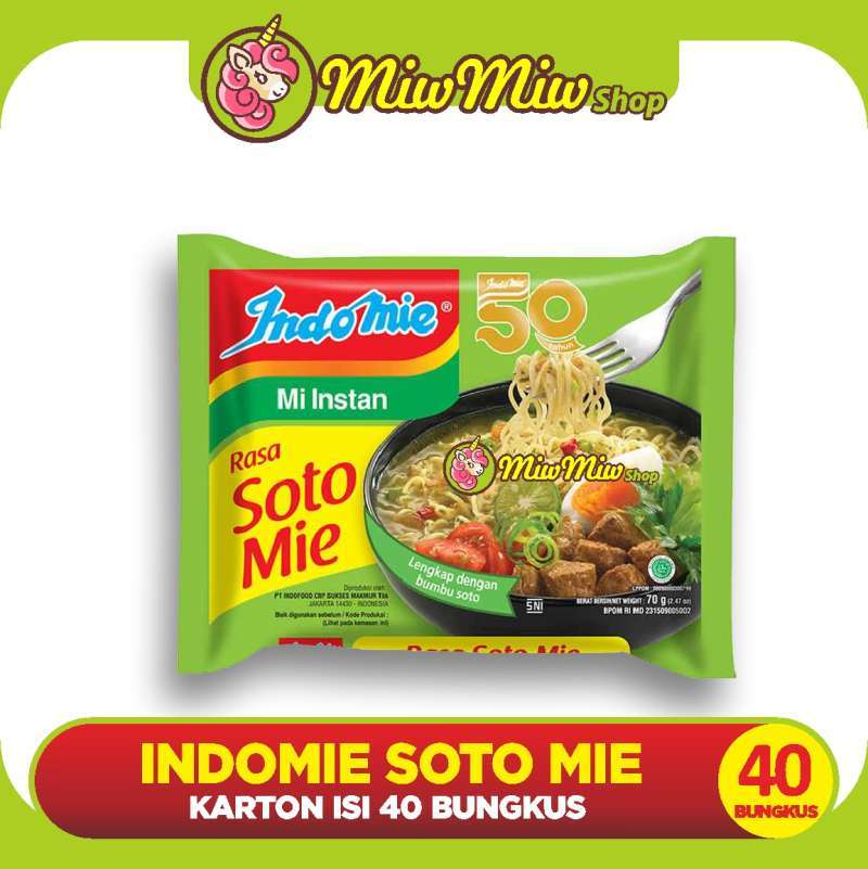 Promo Indomie - Mie Instant / Mi Instan ( Karton/ Dus Isi 40 Bungkus ...