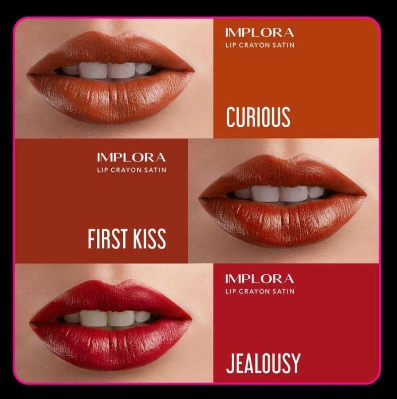 Promo Implora Lip Crayon Satin - Promises Diskon 19% Di Seller Implora ...
