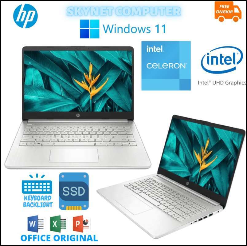 Promo Hp 14s Dq3110tu Intel N4500 Ram16gb Ssd256gb Windows 11 Dan ...