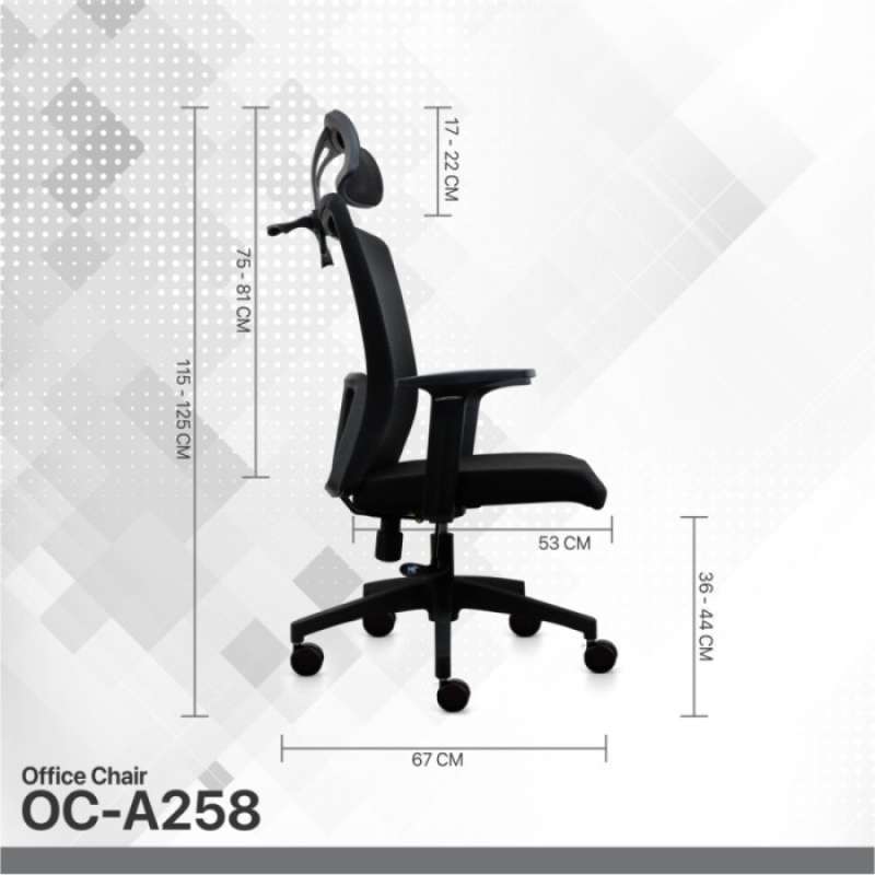 Promo Fantech OCA258 I OC-A258 - Kursi Kerja Kantor I Premium Office ...
