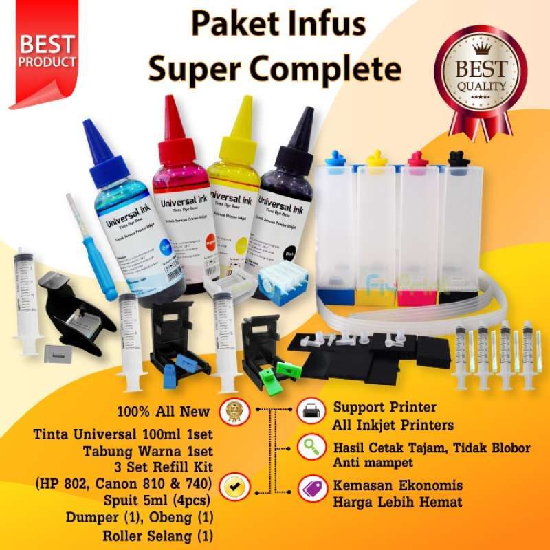 Jual Paket Printer Infus Super Komplit, Infus Pack Printer Inkjet Di ...