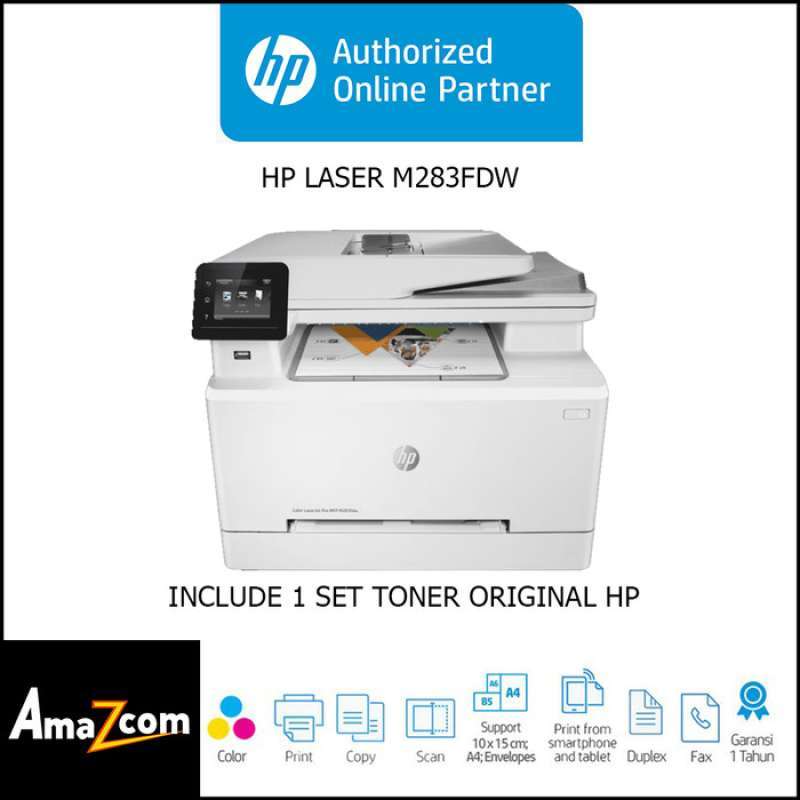 Jual Printer Hp Color Laserjet Pro Mfp M283Fdw (7Kw75A) 283Fdw di ...