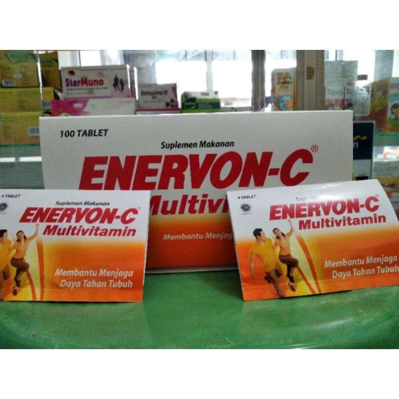 Jual Enervon-c Multivitamin Strip Isi 4 Tablet Di Seller Apotek Clover ...