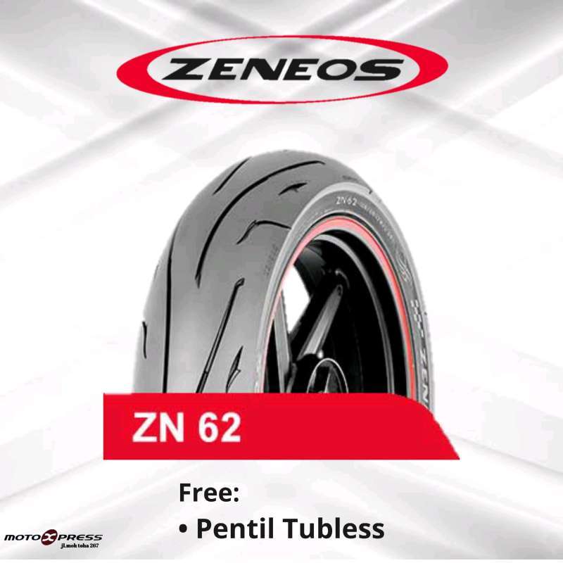 Jual Ban Motor Zeneos 100/80-14 Zn62 Tubless Di Seller @toha - Karasak ...