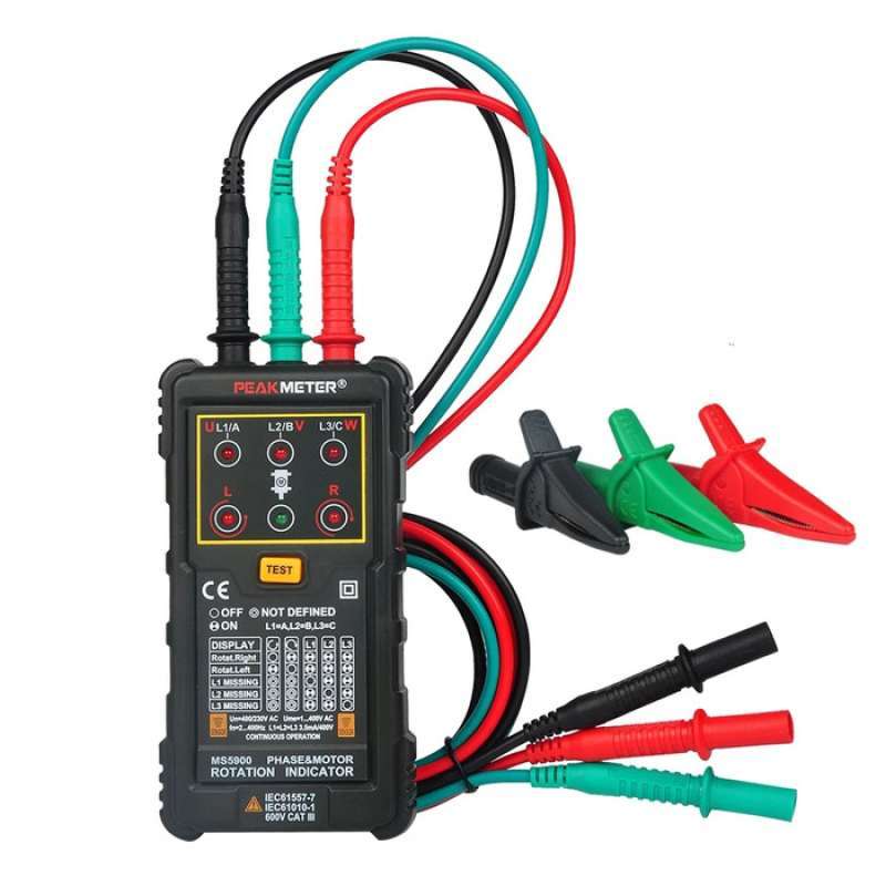 Promo Ms5900 3 Phase Rotation Indicator Tester Three System Motor ...