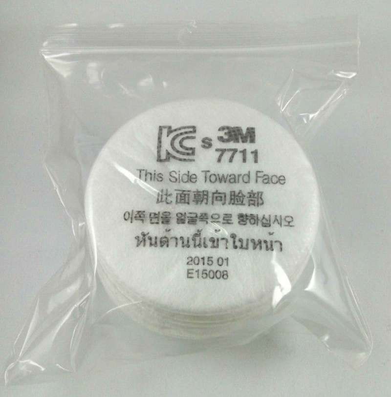 Promo 3M Pre-Filter 7711 For 3M Reusable Half Face Masker 3200 ...