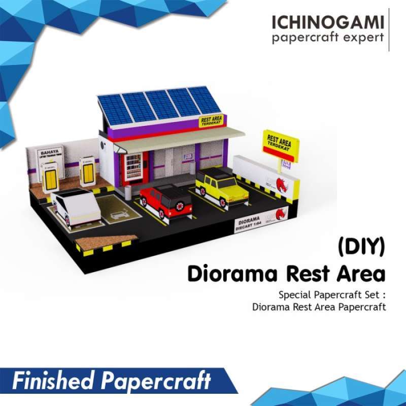 Promo Special Papercraft Set : Diorama Rest Area Papercraft Diskon 23% ...