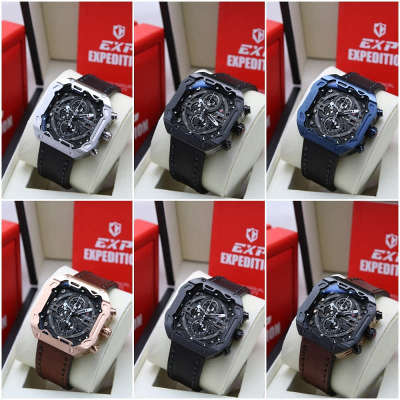 Jual Jam Tangan Pria Expedition E 6826 M SPORT Original - 6826M BROWN ...