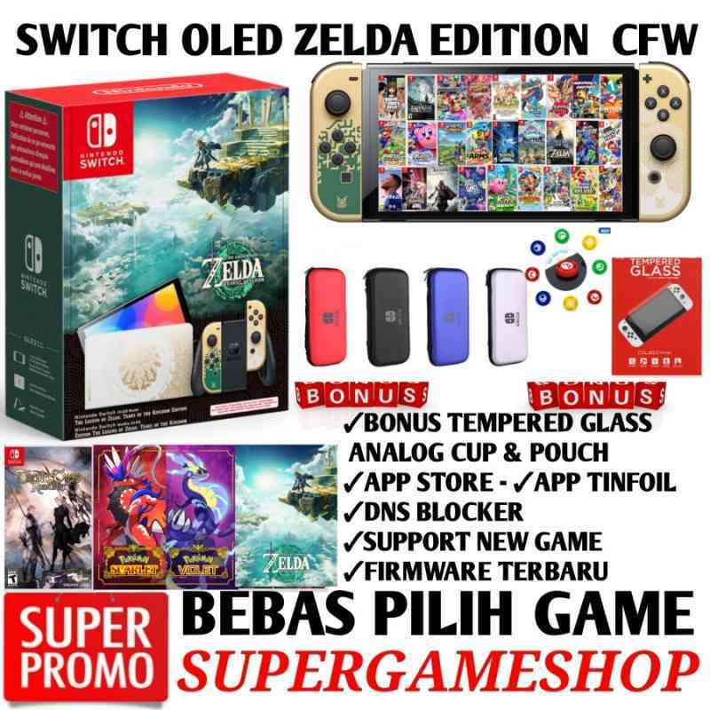 Jual SUPERGAMESHOP - Nintendo Switch OLED CFW Zelda Tears of the ...