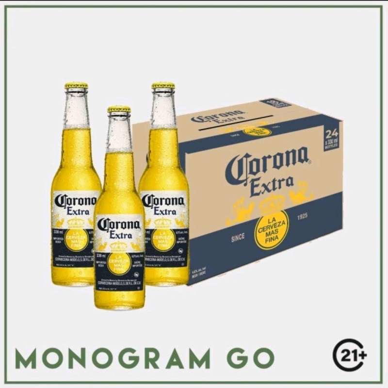 Jual Corona Extra Beer 355ml (1 Karton Isi 24 Botol) di Seller MONOGRAM ...