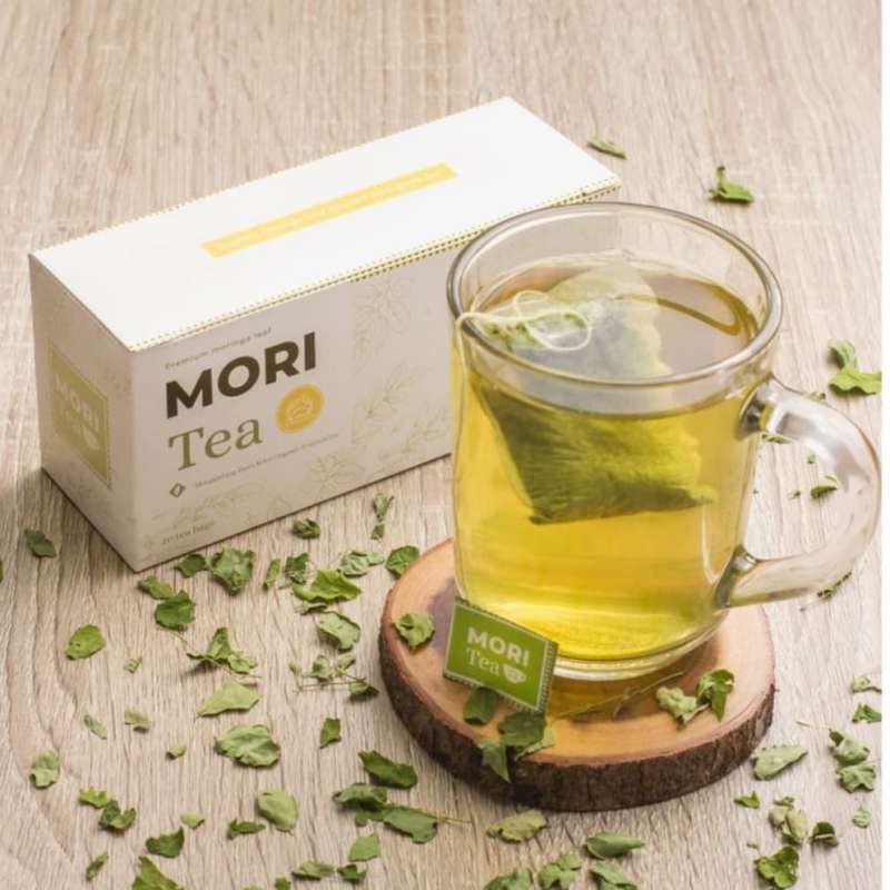 Promo Mori Teh Celup Daun Kelor Premium Moringga tea isi 20 kantung teh ...