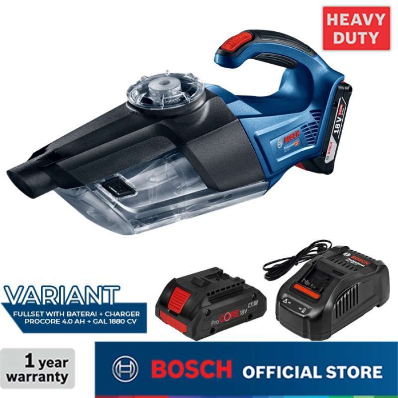 Jual Bosch Penyedot Debu Baterai 18Volt GAS 18 V-1 di Seller BOSCH ...