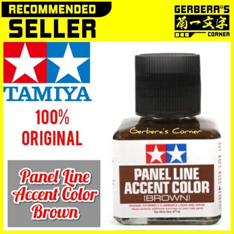 Promo Tamiya Panel Line Accent Color Brown Panel Lining Gundam Model ...