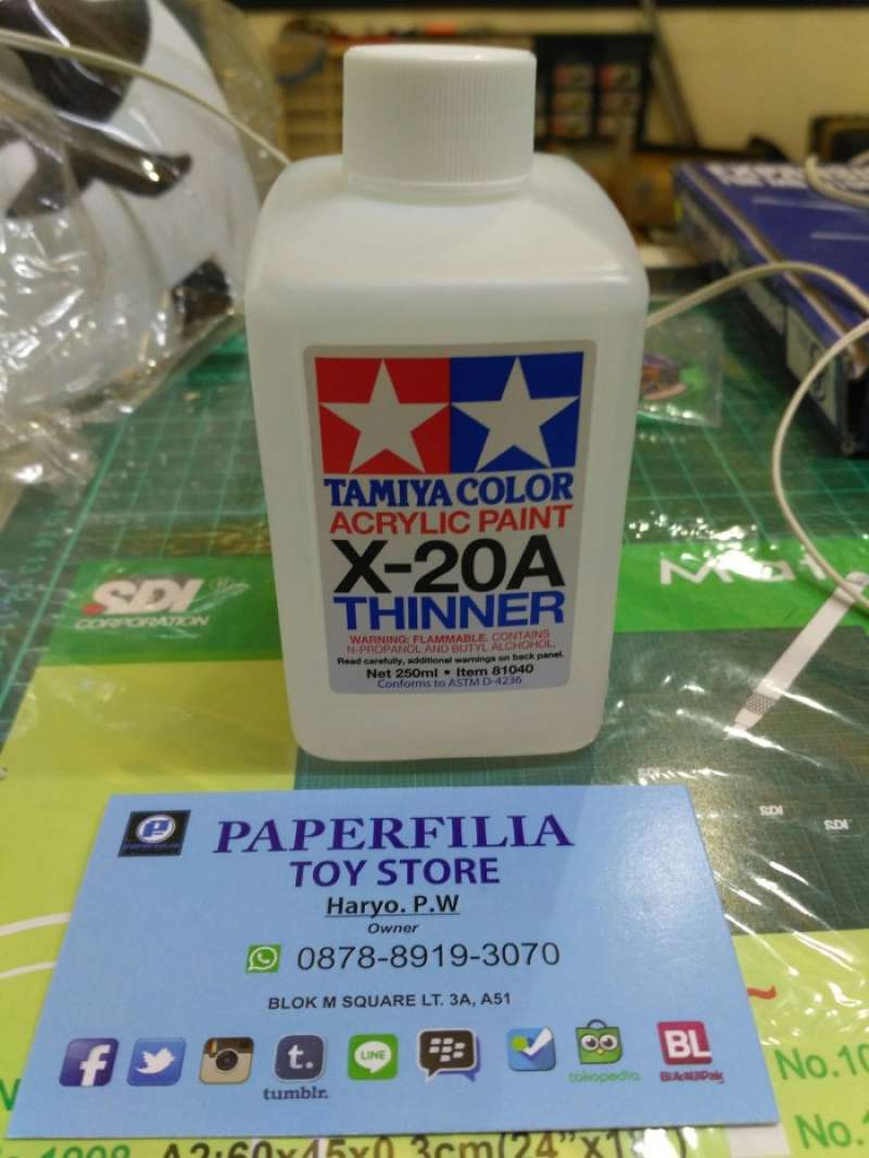Promo Thinner Akrilik X 20 A Tamiya Thiner X20A Tiner Color Paint 250 ...