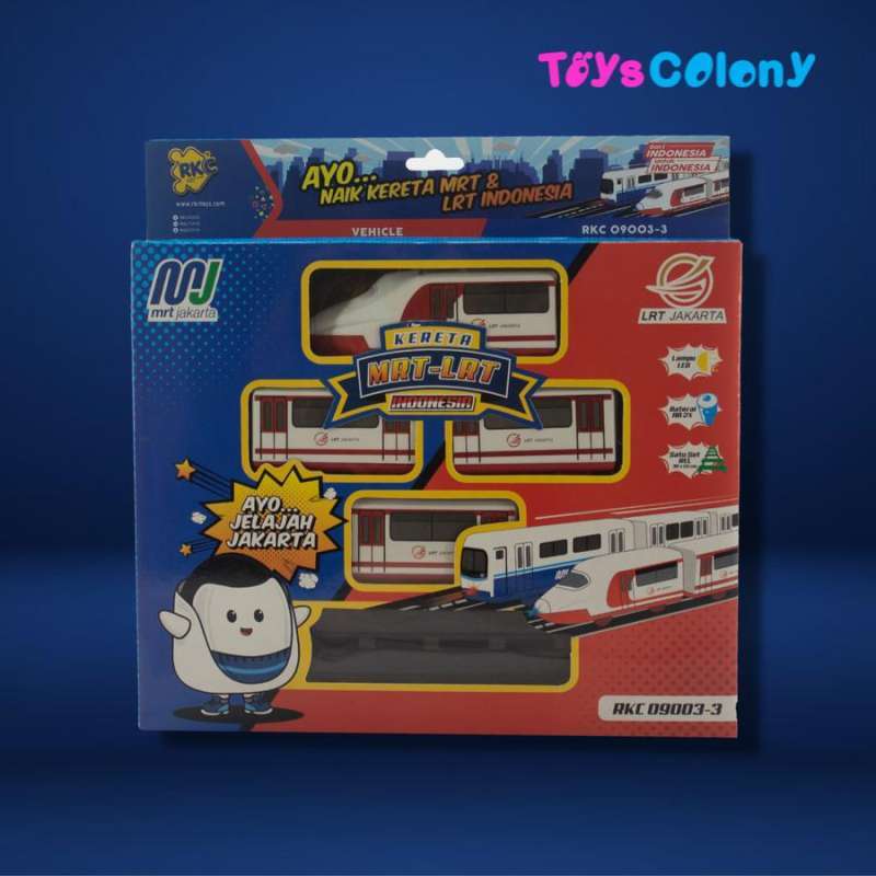 Promo Kereta Mainan Mrt Dan Lrt Train And Track Rkc09003-3 Diskon 45% ...