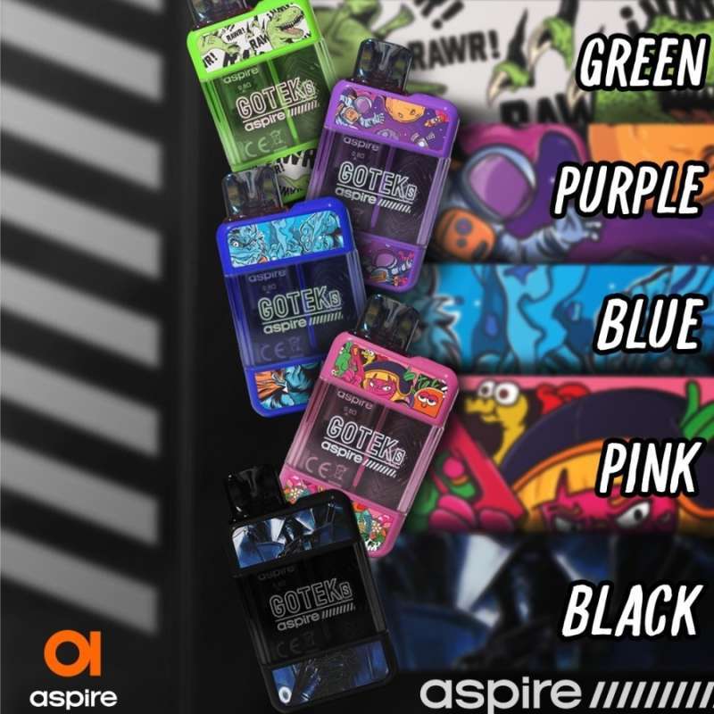 Jual Aspire Gotek S 650mAh Pod Kit by Aspire - GotekS Pod Kit (NEW ...