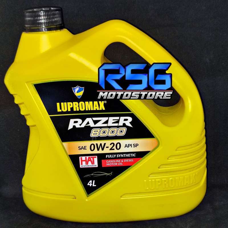 Jual OLI MOBIL LUPROMAX RAZER 8000 SAE 0W 20 API SP FULL SYNTHETIC 4 ...