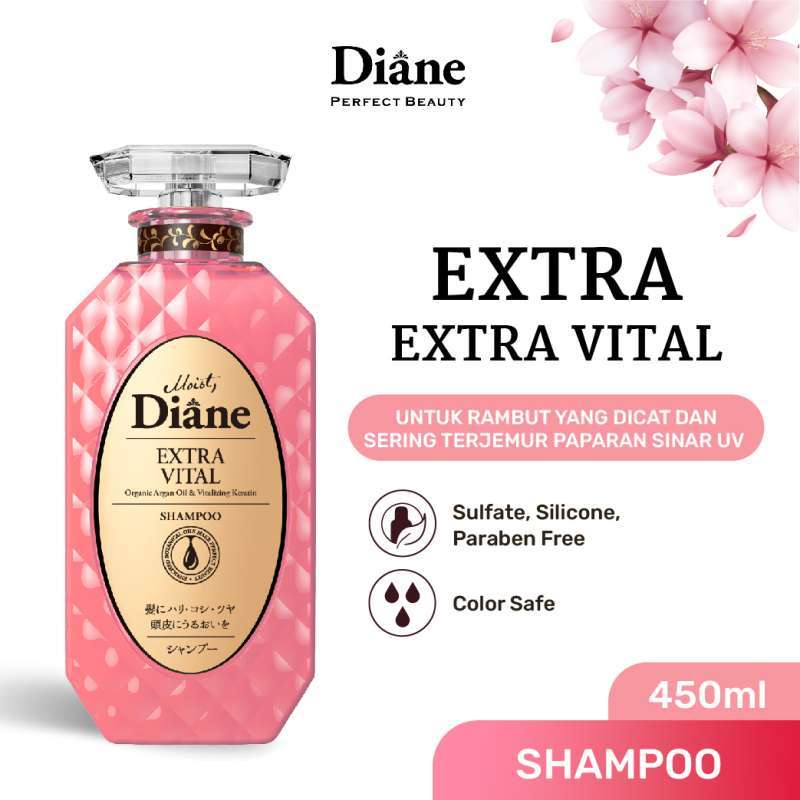 Promo Moist Diane Extra Vital Shampoo 450ml (Made in Japan) Diskon 19% di Seller MUTOUCH ...