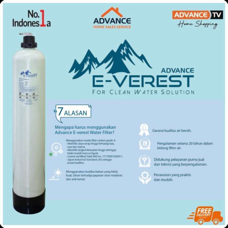 Promo Advance Penjernih Air Original Everest Diskon 23% di Seller Jaya ...