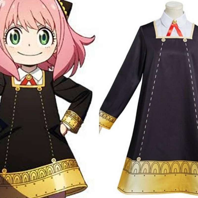 Promo Ready Anya Forger Spy X Family Costume Wig Shoes Cosplay Original ...