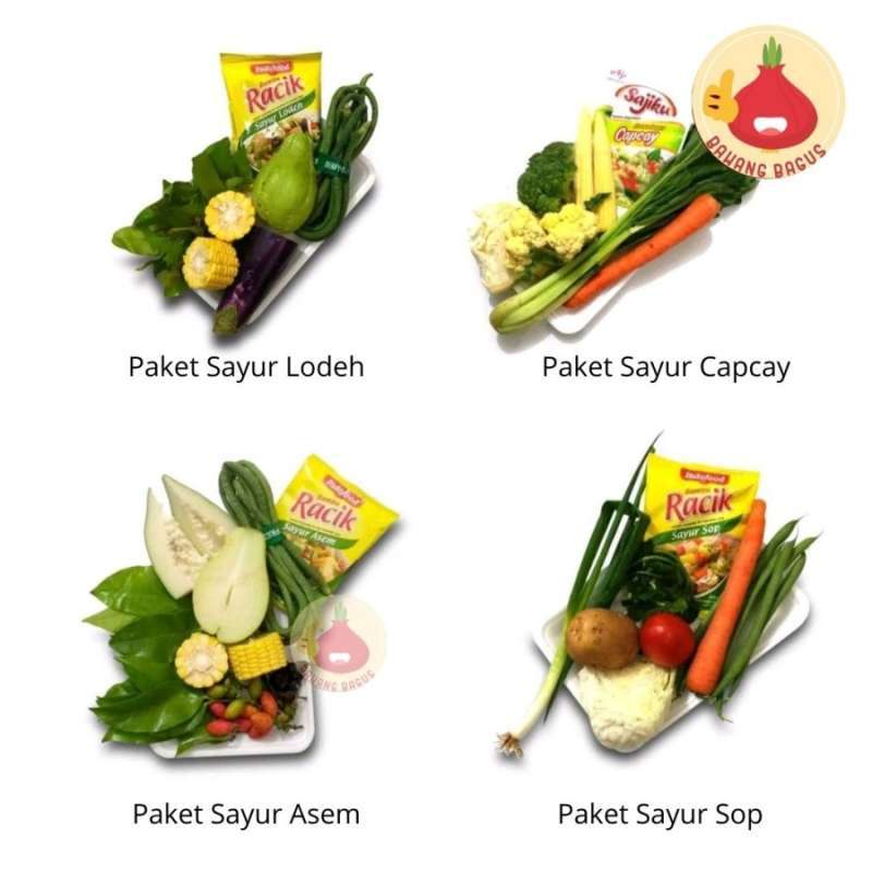 Jual Paket Lengkap Sayur Lodeh/sayur Asem/sayur Sop/capcai ...