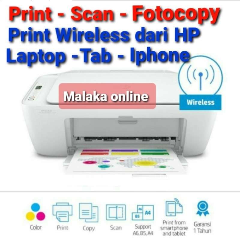 Jual Printer Wireless all in one Printer Wifi Hp Scan Fotocopy di ...