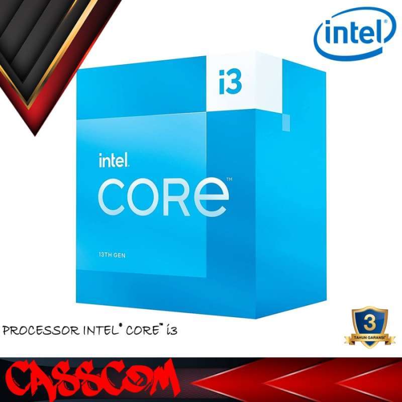 Jual Processor Intel Core I3 13100 Box Raptor Lake Socket LGA 1700 di ...