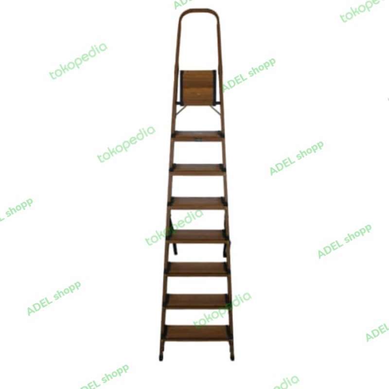Promo Krisbow 8 Step Tangga Lipat Aluminium Motif Kayu Diskon 23% Di ...