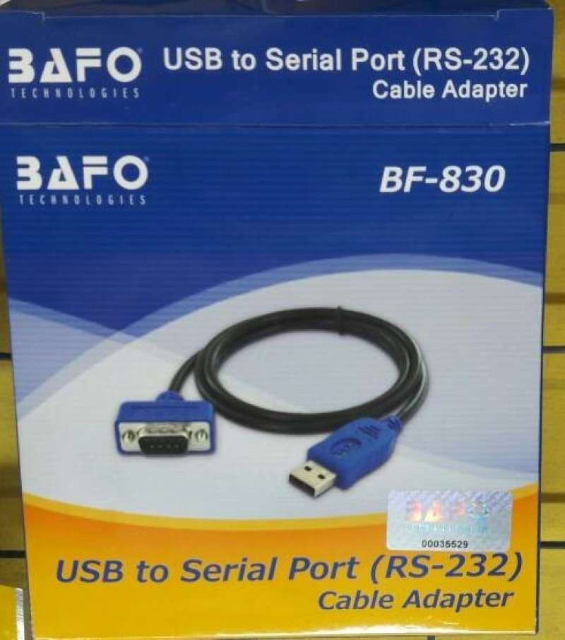 Promo konverter Usb to Rs232 Serial Db9 Bafo 830 kabel Bafo Serial ...