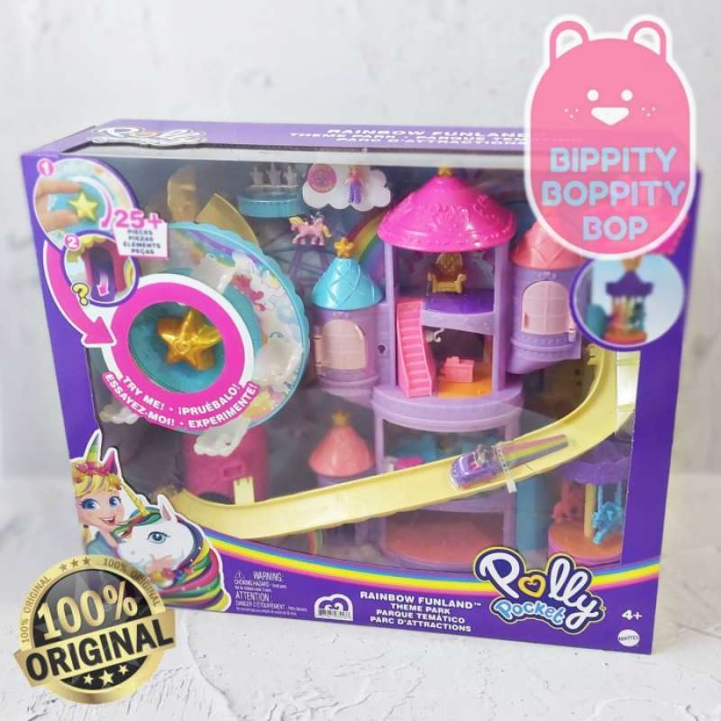 Jual Polly Pocket Rainbow Funland Theme Park Playset di Seller Toys ...