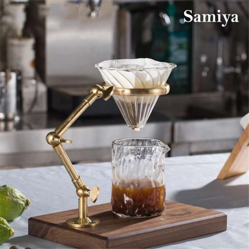 Jual coffee dripper pour over stand V60 foldable bracket kopi holder ...
