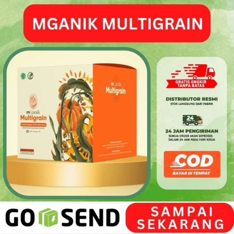 Jual MGANIK MULTIGRAIN ORIGINAL 1 BOX ISI 20 SACHET BPOM 500 Gram di ...