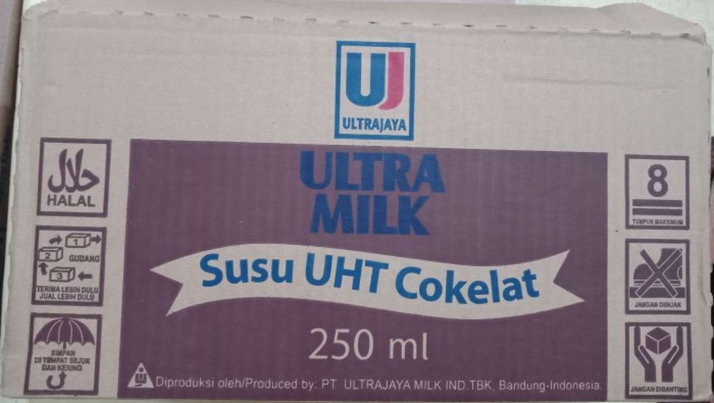 Jual Susu Ultra 250ml Uht Coklat / Ktn(24) Di Seller Damai Indah Online ...