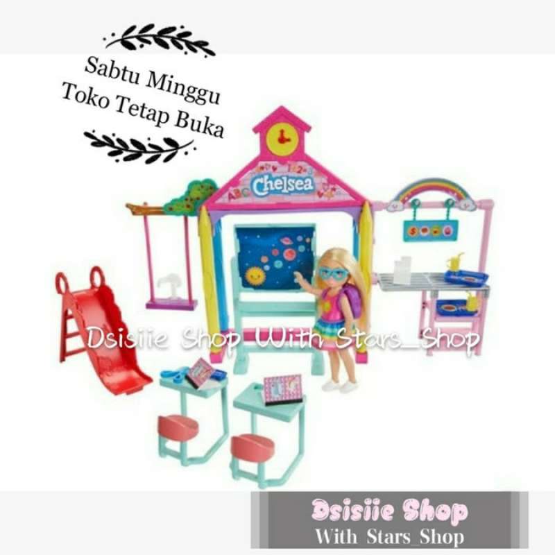 Jual Barbie Club Chelsea Classroom Original / Mainan Boneka Barbie Anak ...