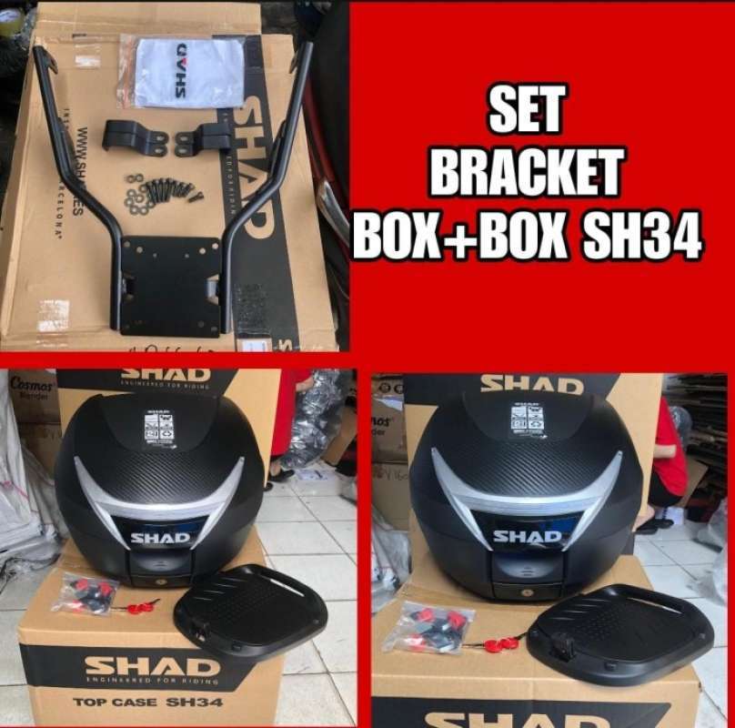 Promo Breket Top Box Honda Adv 150 Set Box Sh 34 Breket Box Adv 150 Box Sh34 Diskon 23% di ...