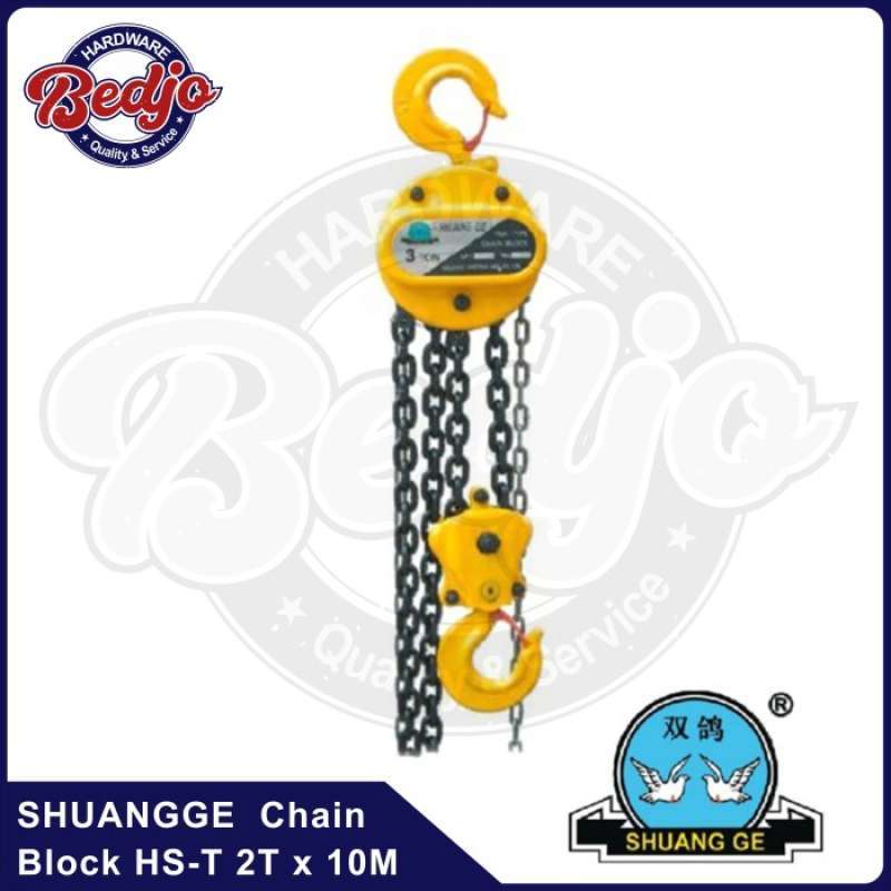 Promo Shuang ge Chain Block 2 ton x 10 meter chain hoist 2 ton Diskon ...
