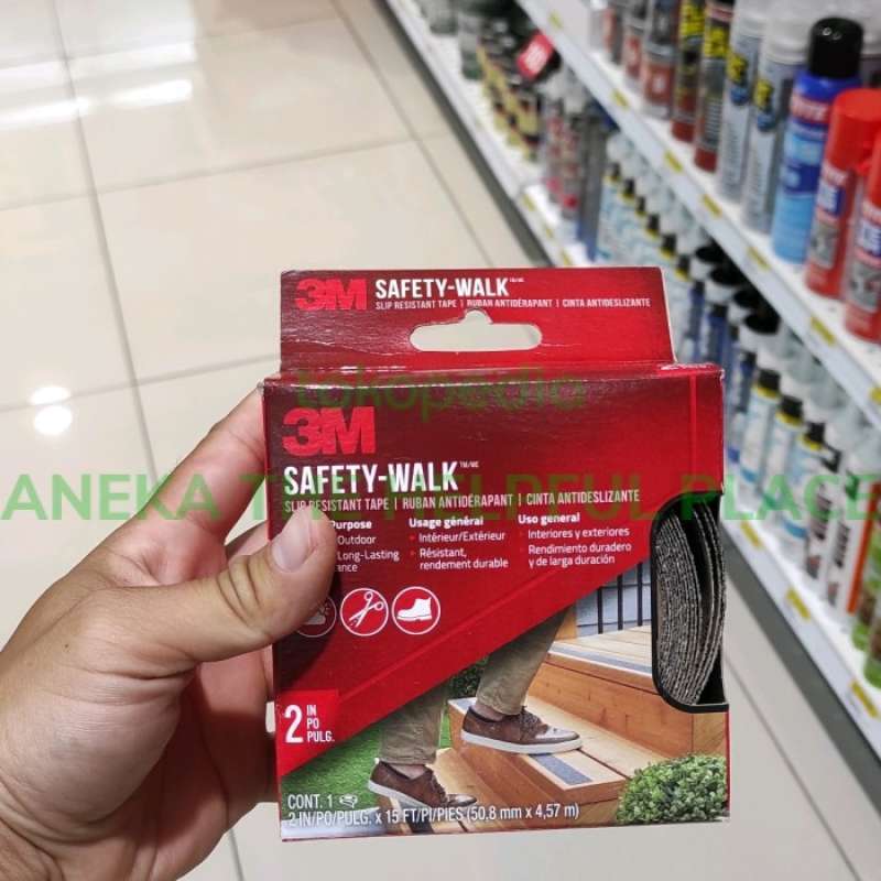 Jual 3m Safety Walk Hard Grit 5cm X 4.5m / Anti Slip Tangga Di Seller Prima Adaptor - Kebon ...